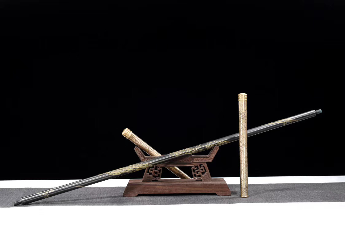 Heavy Duty Monkey King Staff Shao Lin Metal Sticks Monkey Staff ...